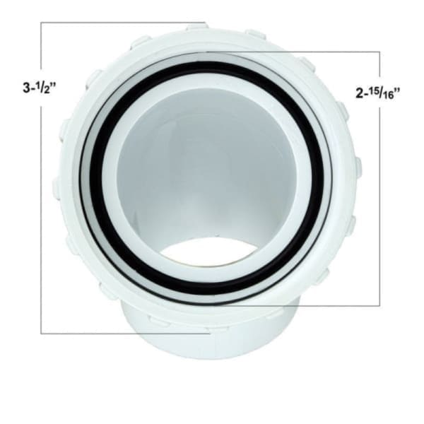 Hot Tub Compatible With Jacuzzi Spas 2" 45 Fitting Union DIY6500-037 ...